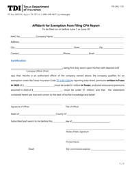 Form FIN246 - Fill Out, Sign Online and Download Printable PDF, Texas ...