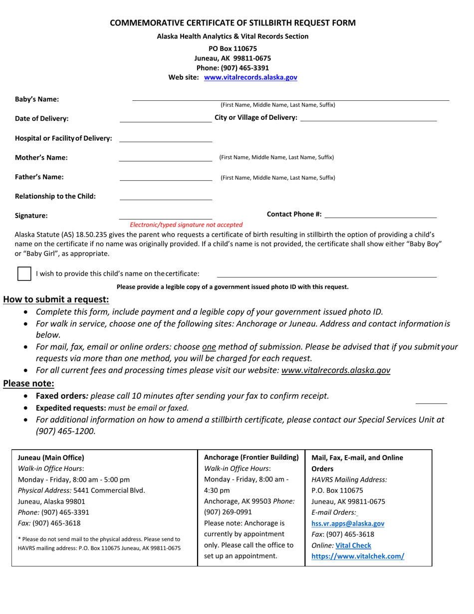 Form VS-8 - Fill Out, Sign Online and Download Fillable PDF, Alaska ...