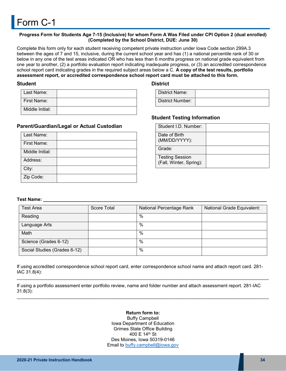 Form C-1 - 2021 - Fill Out, Sign Online and Download Printable PDF ...