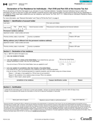 Form RC518 Download Fillable PDF or Fill Online Declaration of Tax ...