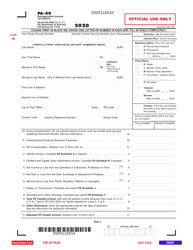 Form PA-40 Download Fillable PDF or Fill Online Pennsylvania Income Tax ...