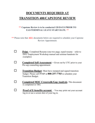 Hawaii Capstone Checklist - Fill Out, Sign Online and Download PDF ...