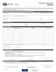Form HLTH5417 Download Fillable PDF or Fill Online Pharmacare ...