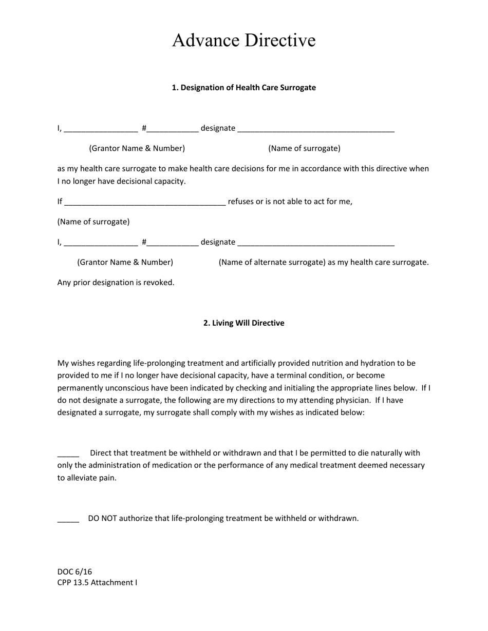 Kentucky Advance Directive - Fill Out, Sign Online and Download PDF ...