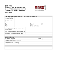 Mississippi Department of Rehabilitation Services Forms PDF templates ...