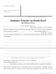Alabama Deed Form Templates PDF. download Fill and print for free ...