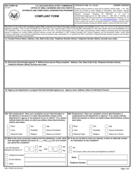NRC Form 782 Download Fillable PDF or Fill Online Complaint Form ...