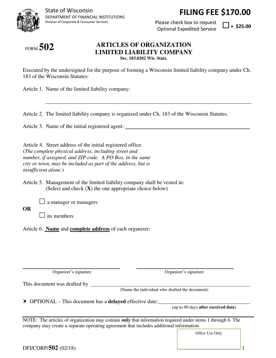 Form 502 - Fill Out, Sign Online and Download Printable PDF, Wisconsin ...