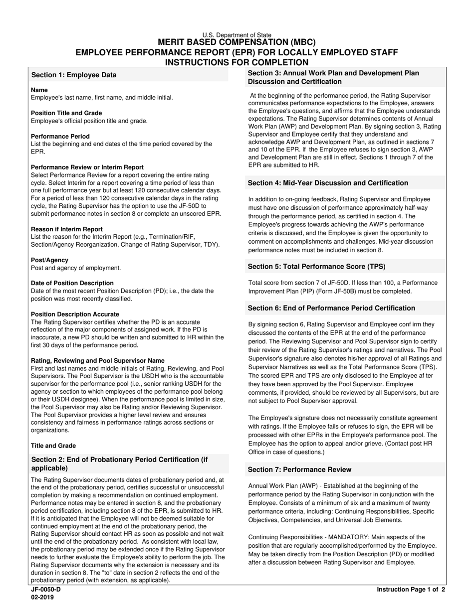 Form JF-0050-D - Fill Out, Sign Online and Download Fillable PDF ...