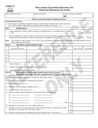 Form 317 Download Printable PDF or Fill Online Sheltered Workshop Tax ...