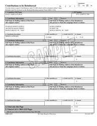 Form CRO-1215 Download Printable PDF or Fill Online Contributions to Be ...