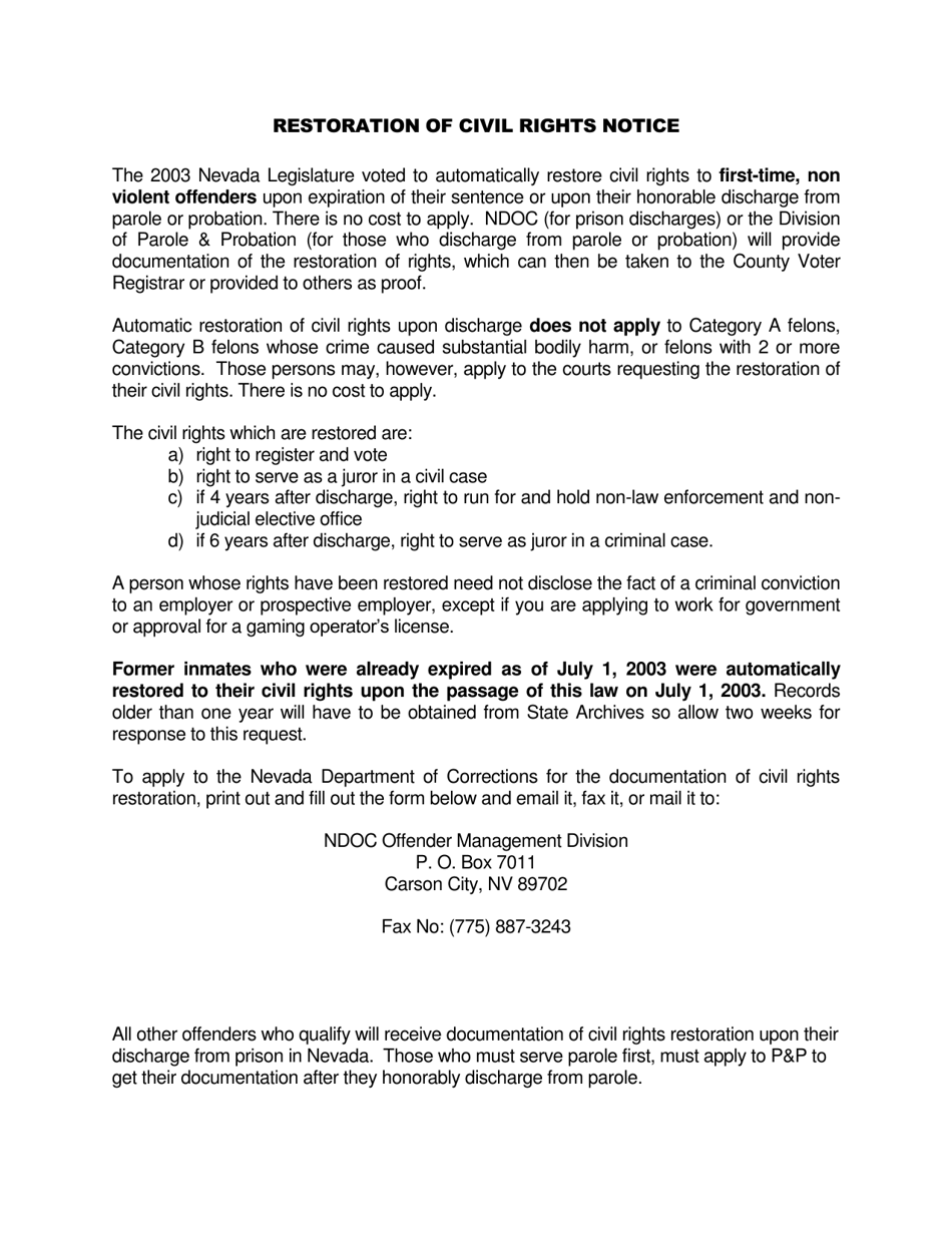 Form DOC2074 Download Printable PDF or Fill Online Request for ...