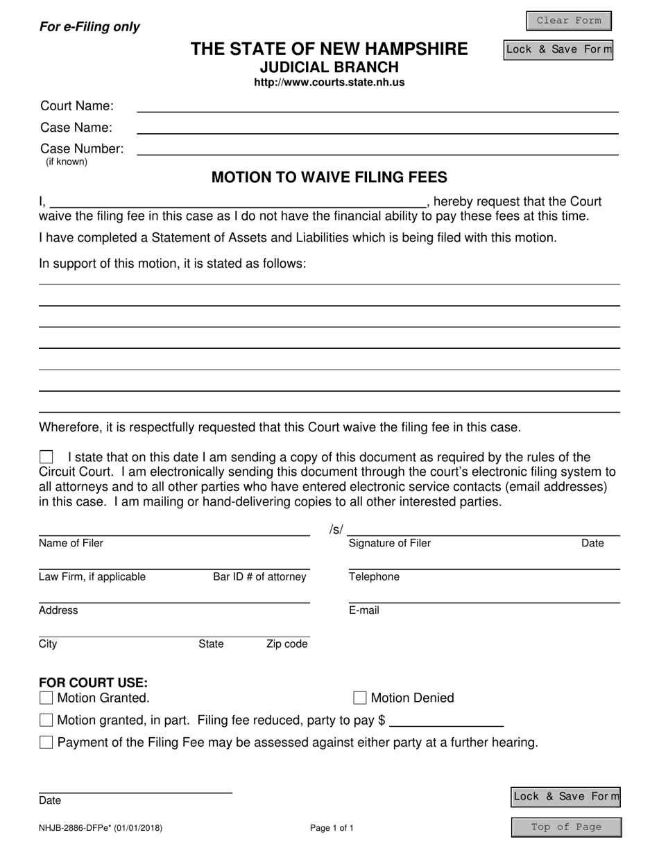Form NHJB-2886-DFPE - Fill Out, Sign Online and Download Fillable PDF ...