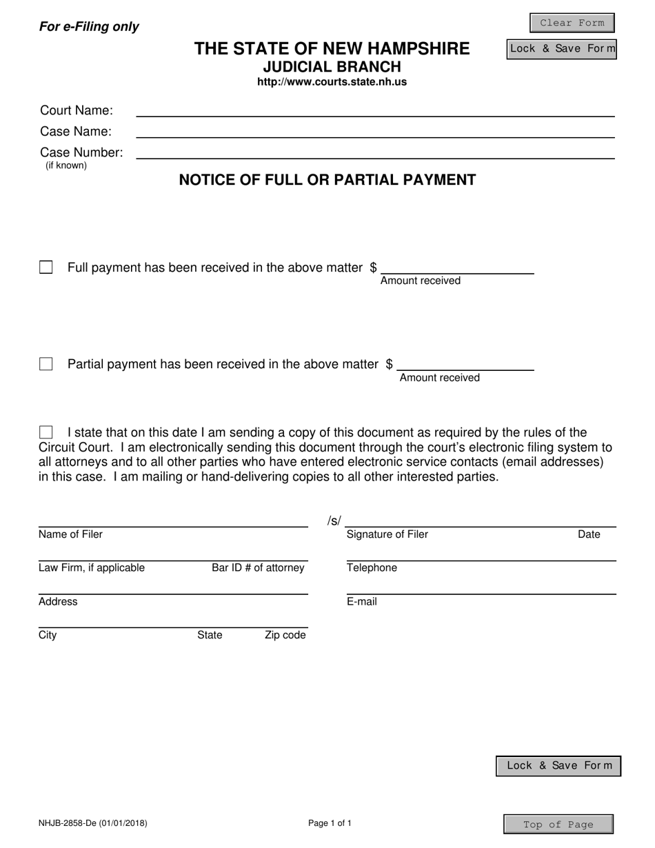 Form NHJB-2858-DE - Fill Out, Sign Online and Download Fillable PDF, New Hampshire | Templateroller