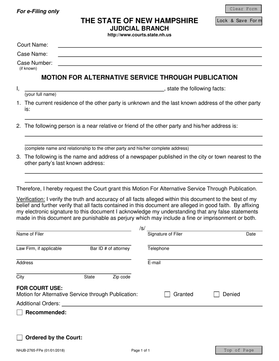 Form NHJB-2765-FPE - Fill Out, Sign Online and Download Fillable PDF ...