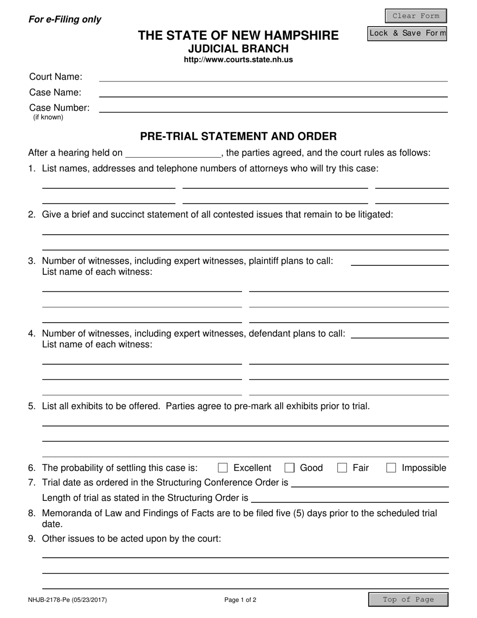 Form NHJB-2178-PE - Fill Out, Sign Online and Download Fillable PDF ...
