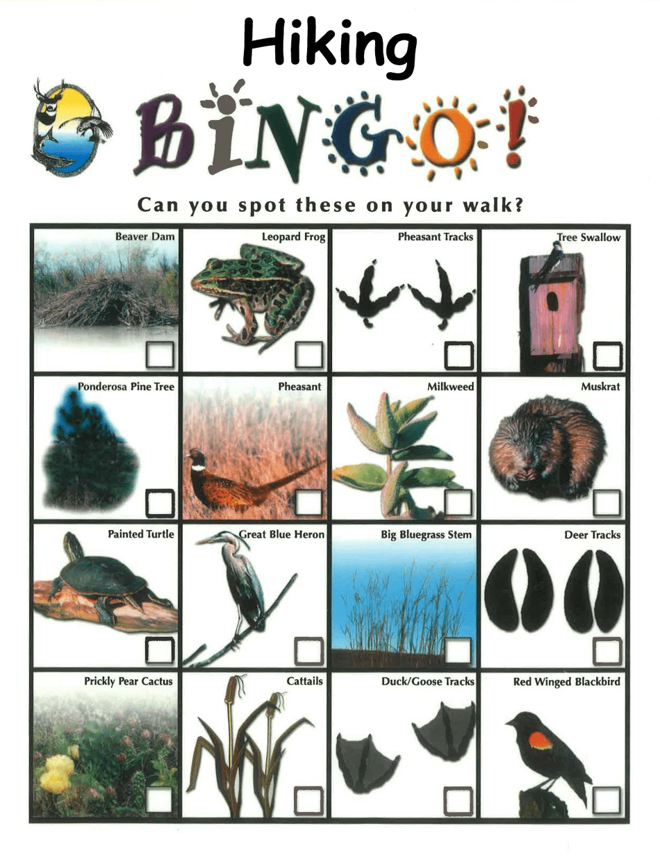 North Dakota Hiking Bingo - Fill Out, Sign Online and Download PDF ...