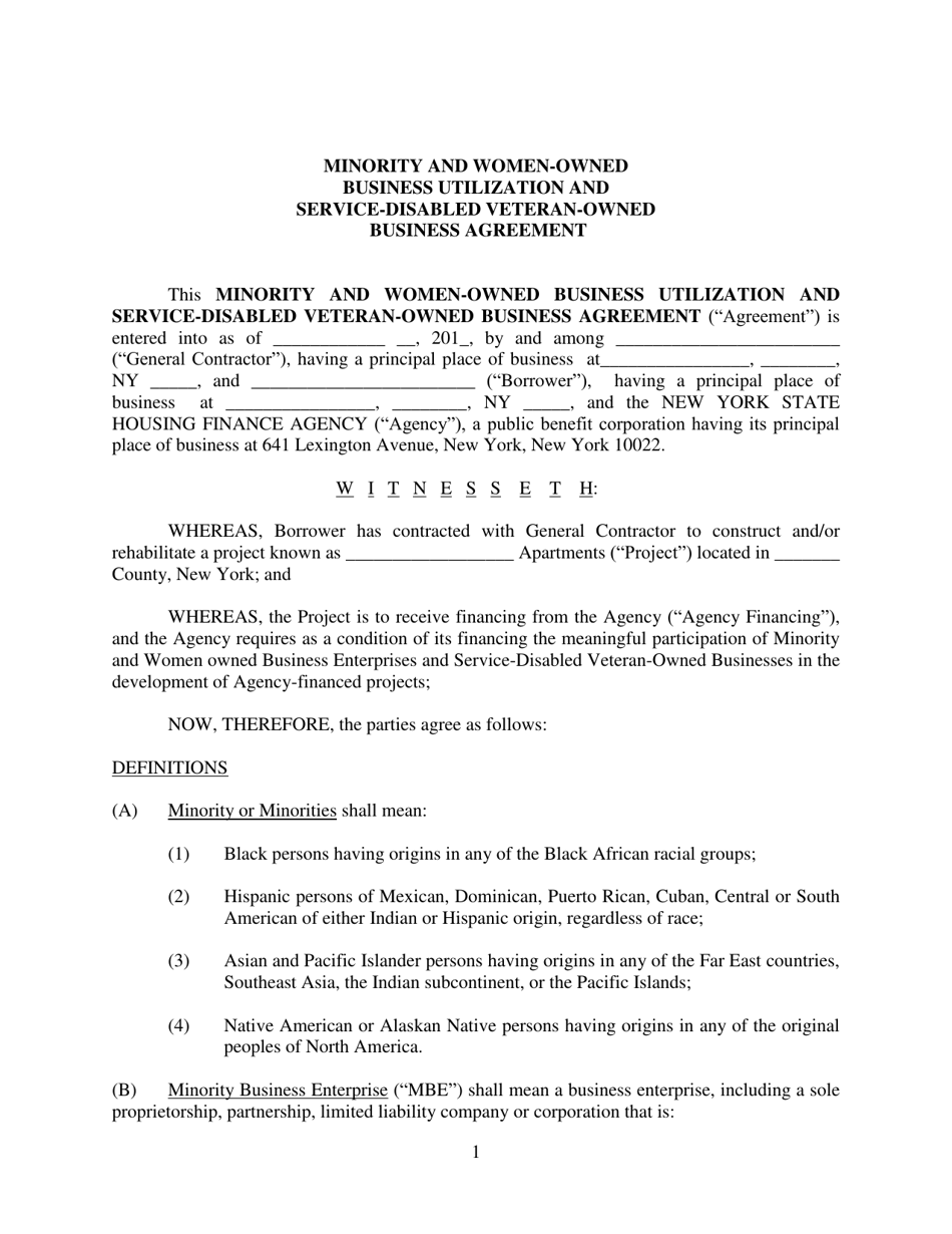 New York Minority and Women-Owned Business Utilization and Service ...