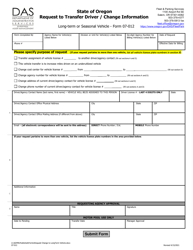 Oregon Employee Information Change Request Form - Fill Out, Sign Online ...