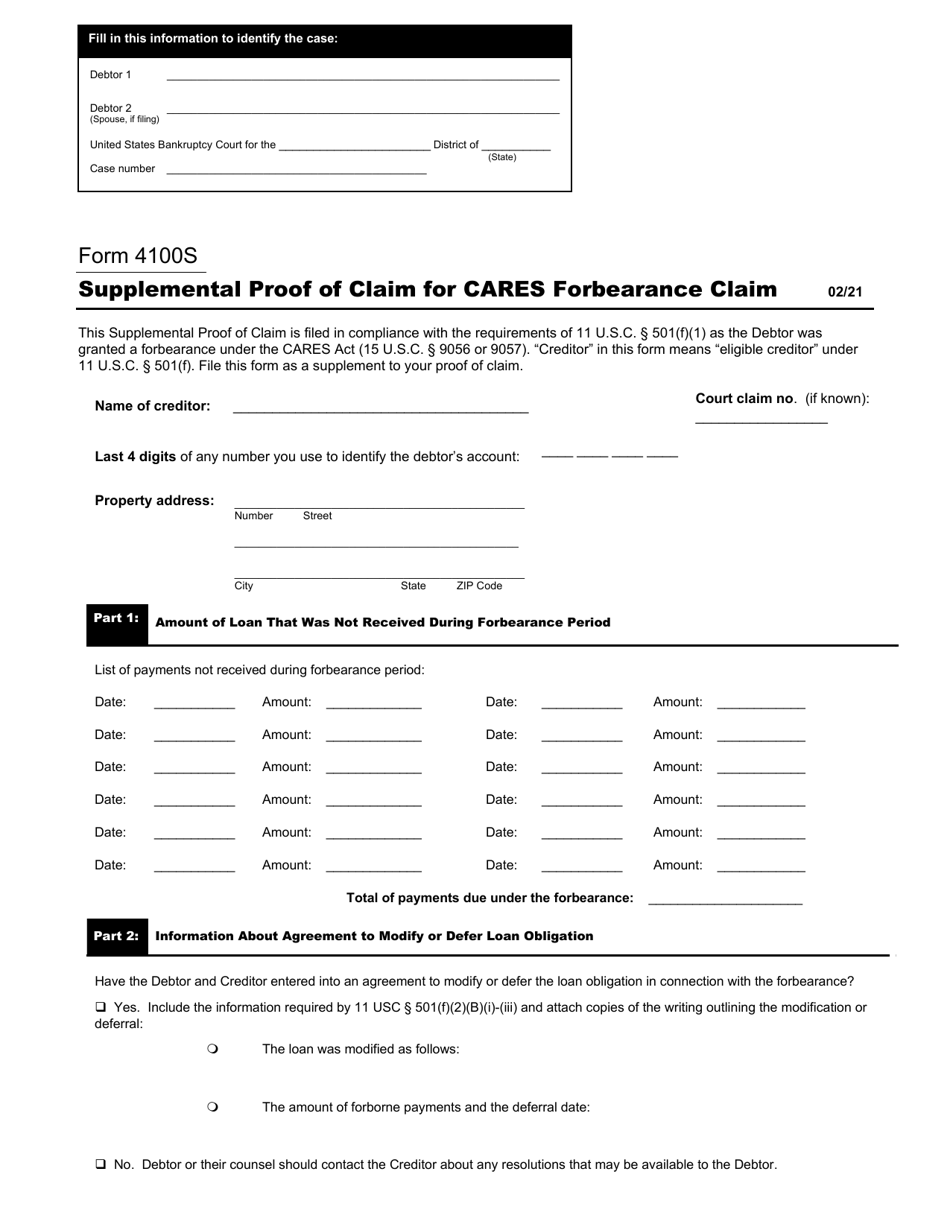 Form 4100S - Fill Out, Sign Online and Download Printable PDF ...
