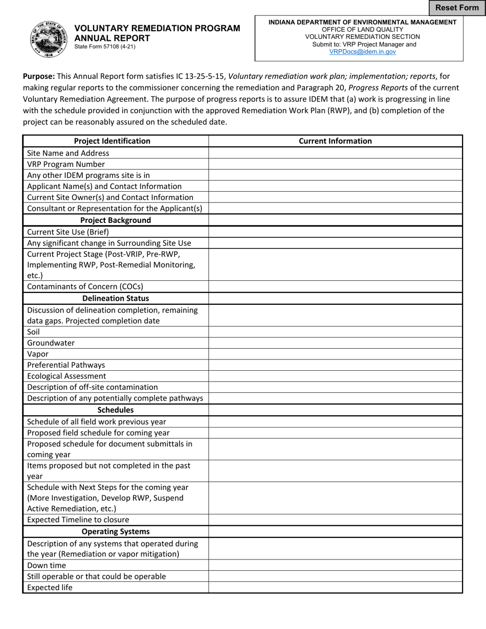 State Form 57108 - Fill Out, Sign Online and Download Fillable PDF ...