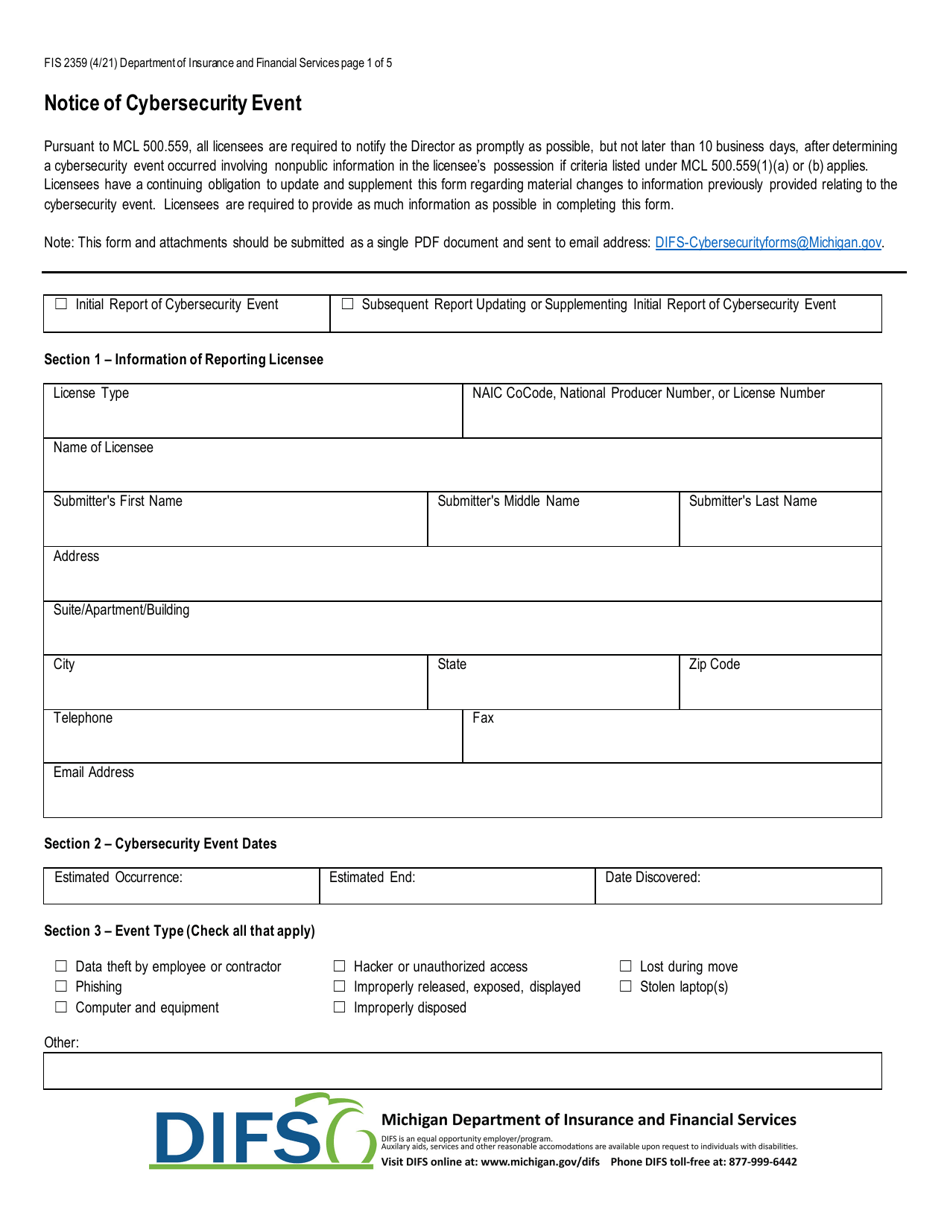 Form FIS2539 - Fill Out, Sign Online and Download Fillable PDF ...