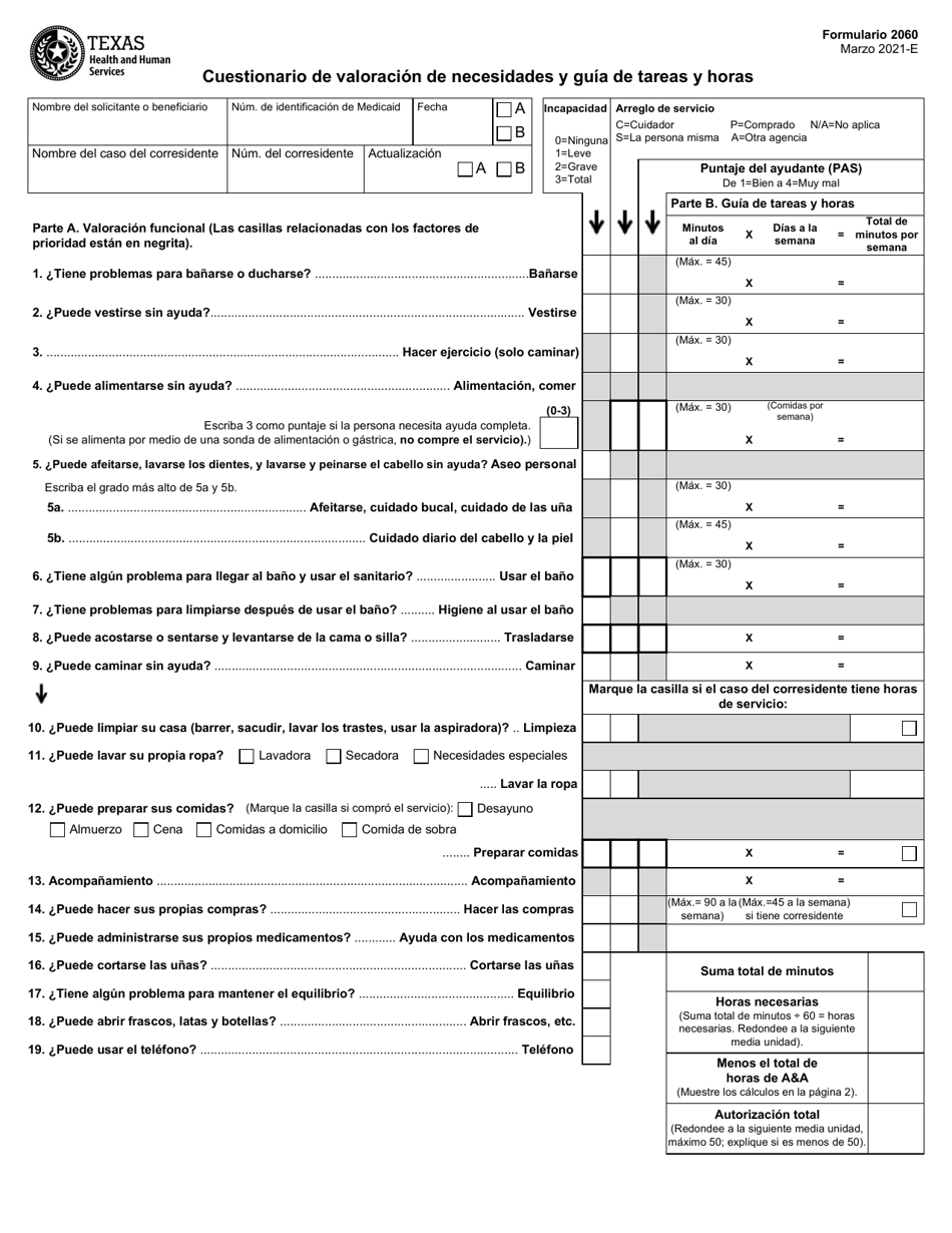 Formulario 2060 - Fill Out, Sign Online and Download Fillable PDF ...