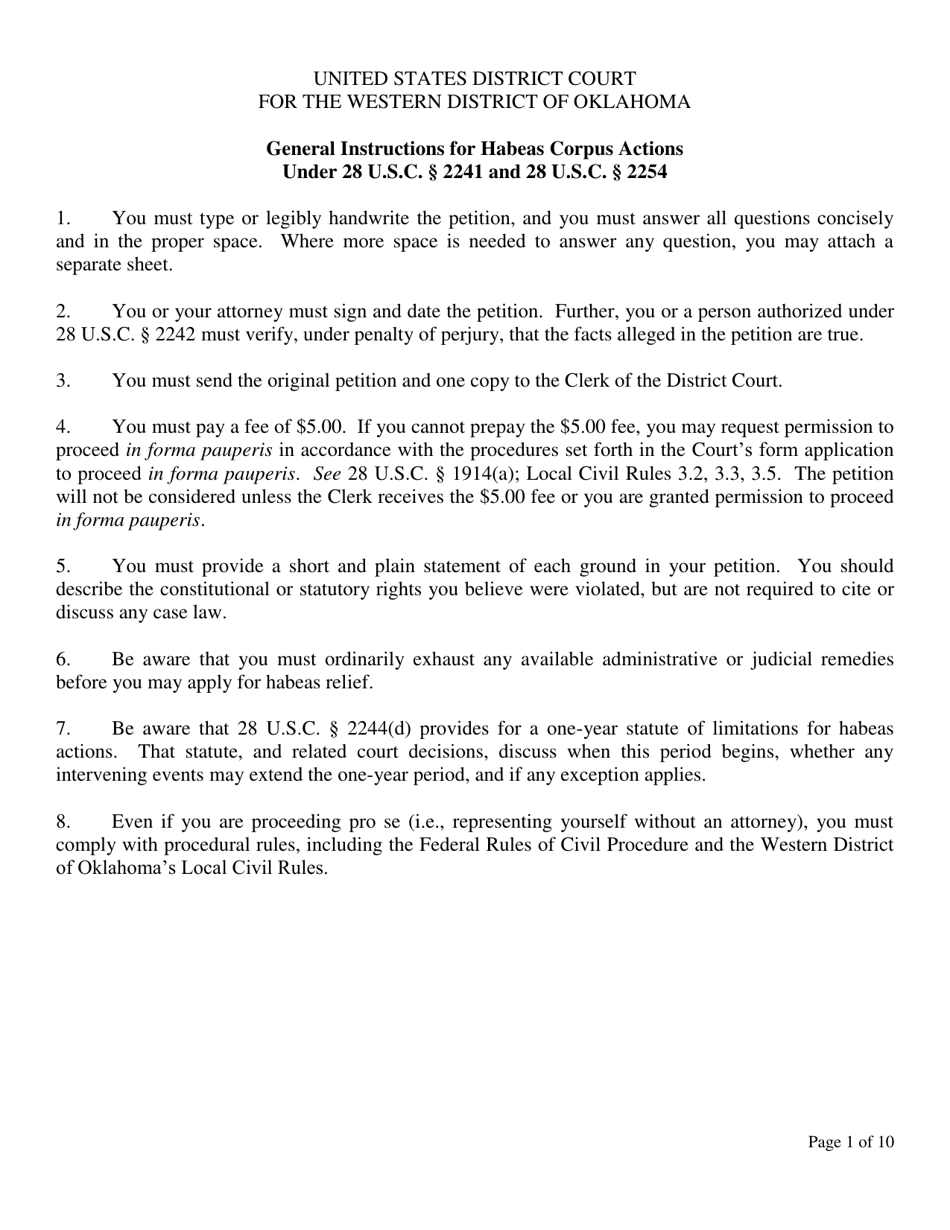 Form AO242 - Fill Out, Sign Online and Download Printable PDF, Oklahoma ...