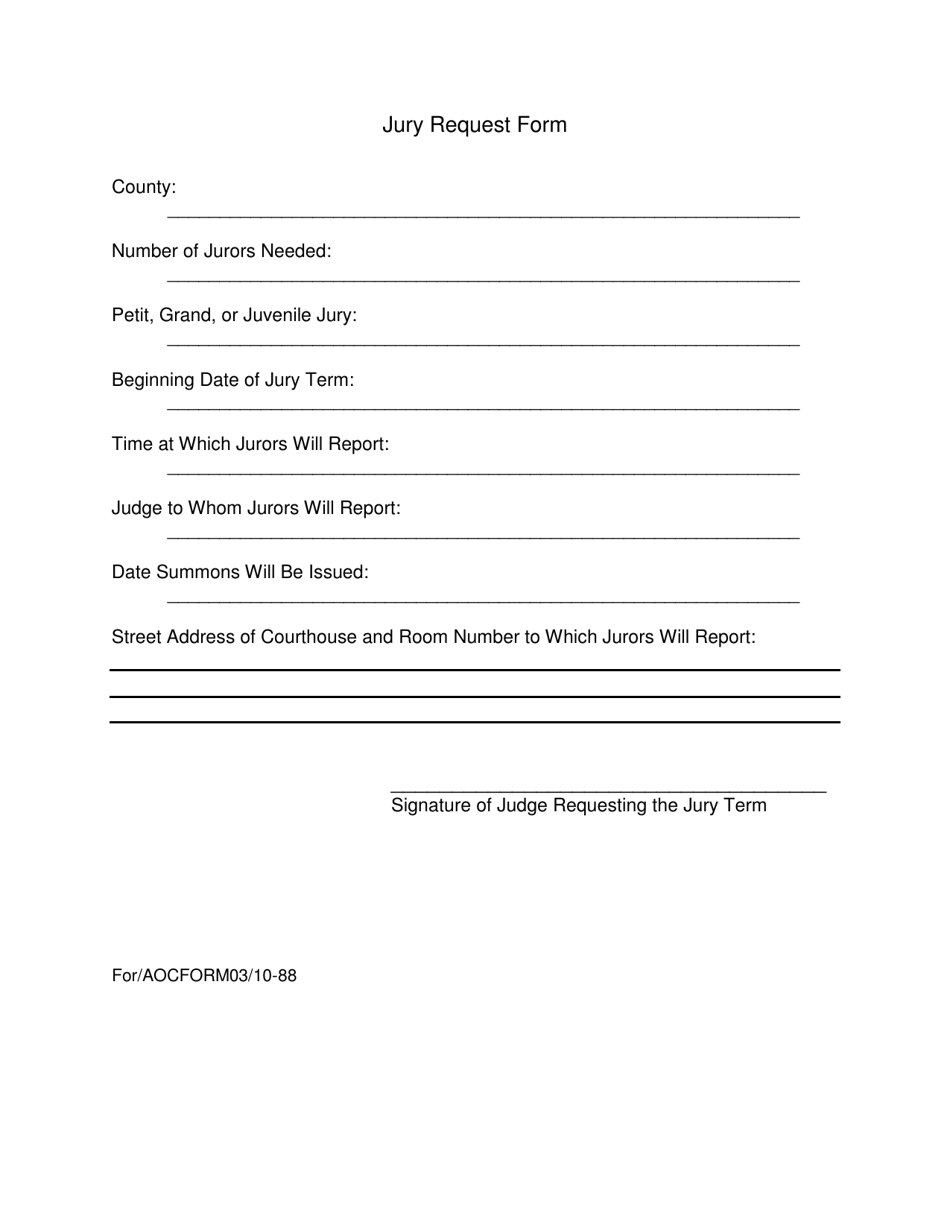 AOC Form 03 - Fill Out, Sign Online and Download Printable PDF ...