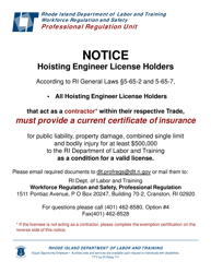 Rhode Island Commercial Fishermen Exemption Certificate Download ...