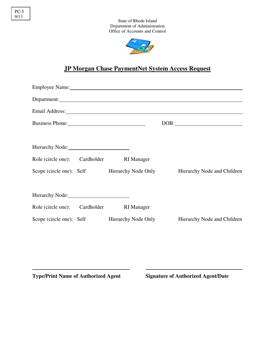 Form PC-5 - Fill Out, Sign Online and Download Printable PDF, Rhode ...