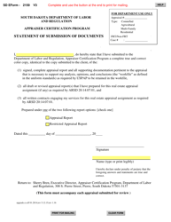 SD Form 2159 - Fill Out, Sign Online and Download Fillable PDF, South ...