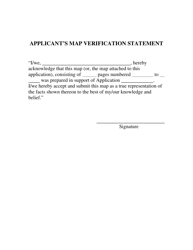 Utah Applicant's Map Verification Statement - Fill Out, Sign Online and ...