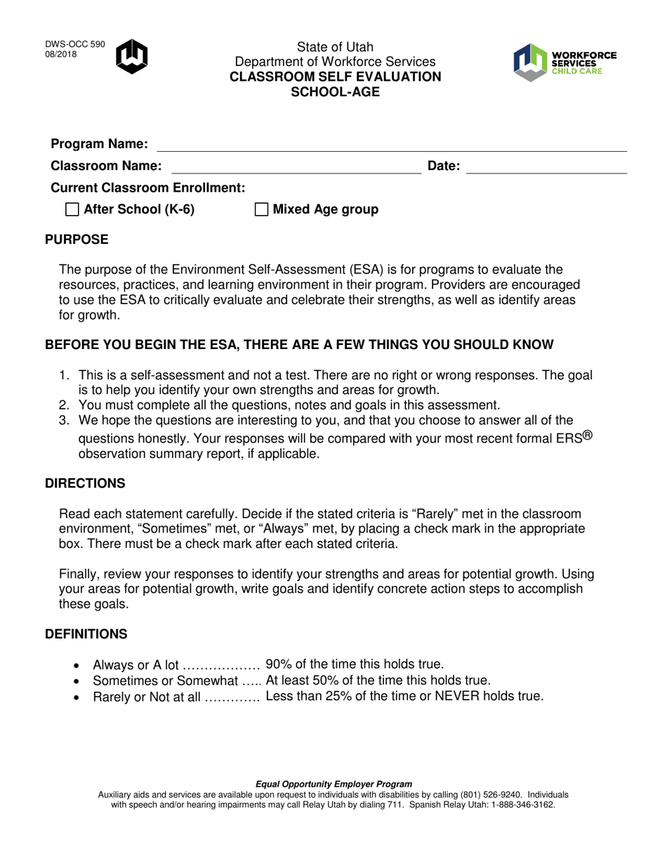 Form DWS-OCC590 - Fill Out, Sign Online and Download Printable PDF ...
