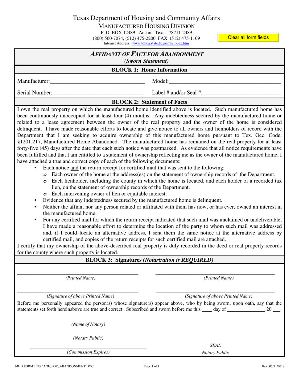mhd-form-1073-fill-out-sign-online-and-download-fillable-pdf-texas