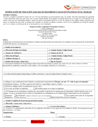 Formulario OSHA-7 Download Printable PDF or Fill Online Notificacion De ...