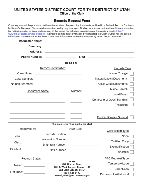 Utah Courts Forms PDF templates. download Fill and print for free ...