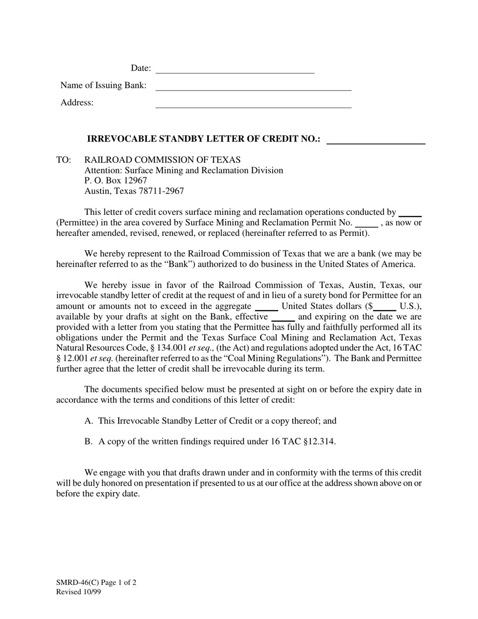 Form SMRD-46(C) - Fill Out, Sign Online and Download Printable PDF ...