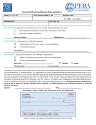 South Carolina Paperless Notification and Payment Authorization Form ...