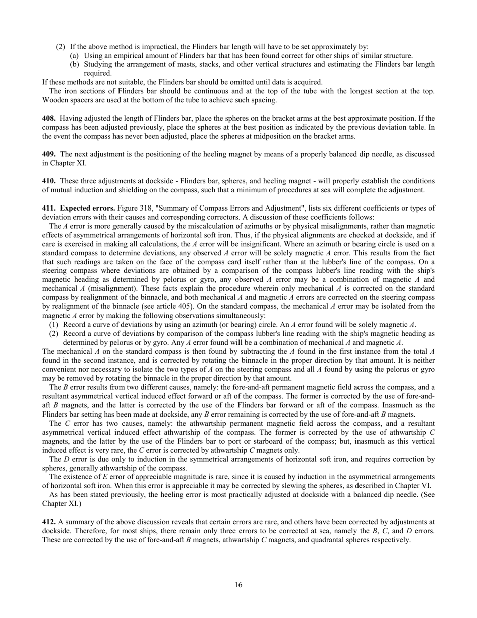 Handbook Of Magnetic Compass Adjustment National Geospatial Intelligence Agency Download