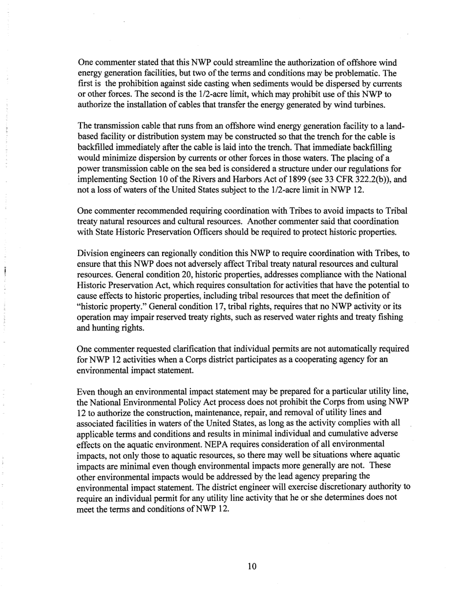 Decision Document Nationwide Permit 12 - Fill Out, Sign Online and ...