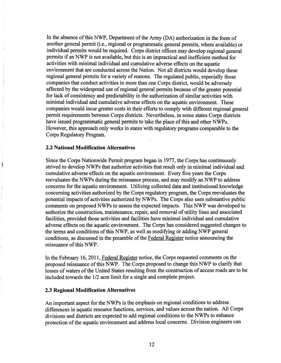 Decision Document Nationwide Permit 12 - Fill Out, Sign Online and ...