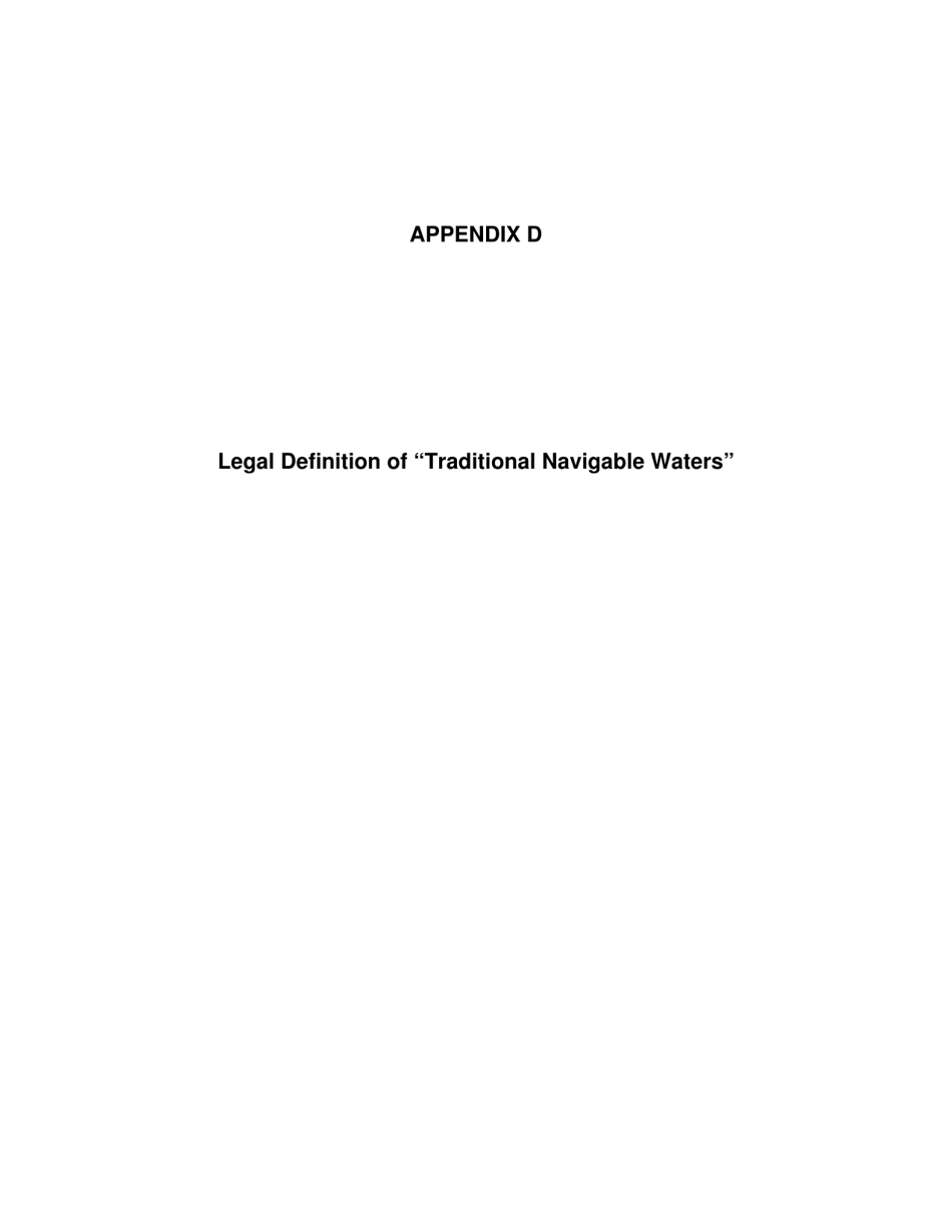 Legal Definition of "traditional Navigable Waters" - Fill Out, Sign ...