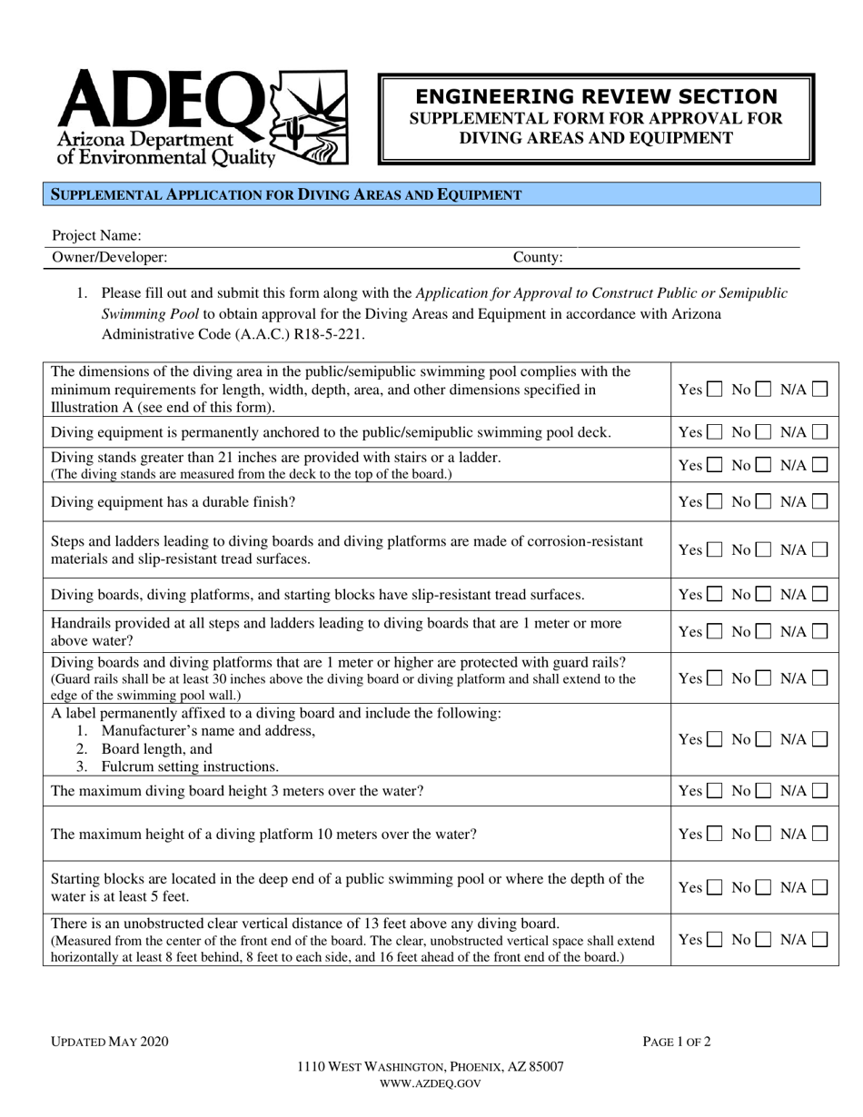 Arizona Engineering Review: Public and Semi-public Swimming Pool ...