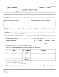Michigan Probate Court Forms PDF templates. download Fill and print for ...