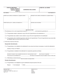 Form MC14 Download Fillable PDF or Fill Online Garnishee Disclosure ...