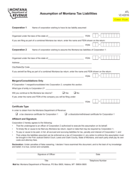 Form ATL - Fill Out, Sign Online and Download Fillable PDF, Montana | Templateroller
