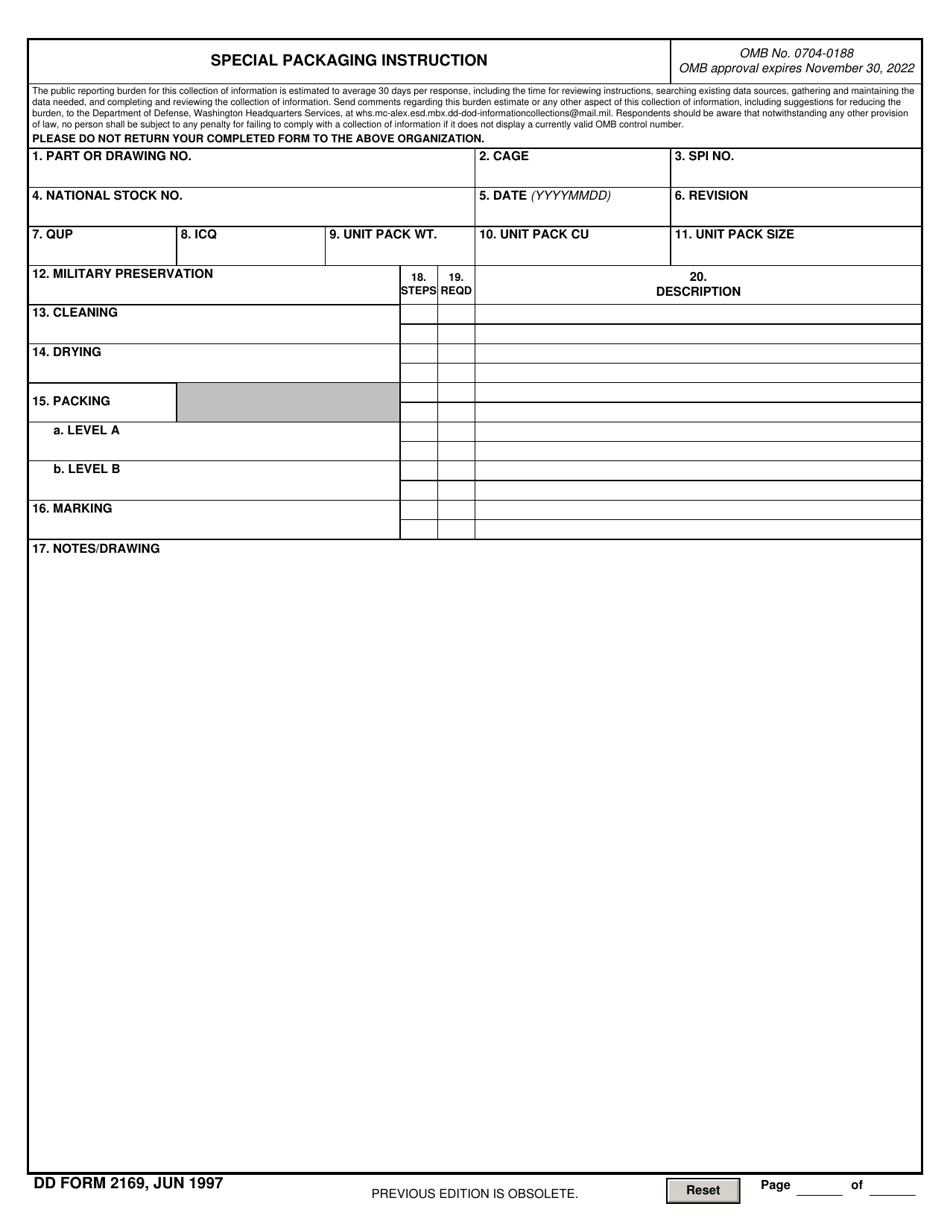 DD Form 2169 - Fill Out, Sign Online and Download Fillable PDF ...