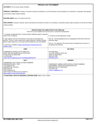 DD Form 2400 Download Fillable PDF or Fill Online Civil Aircraft ...
