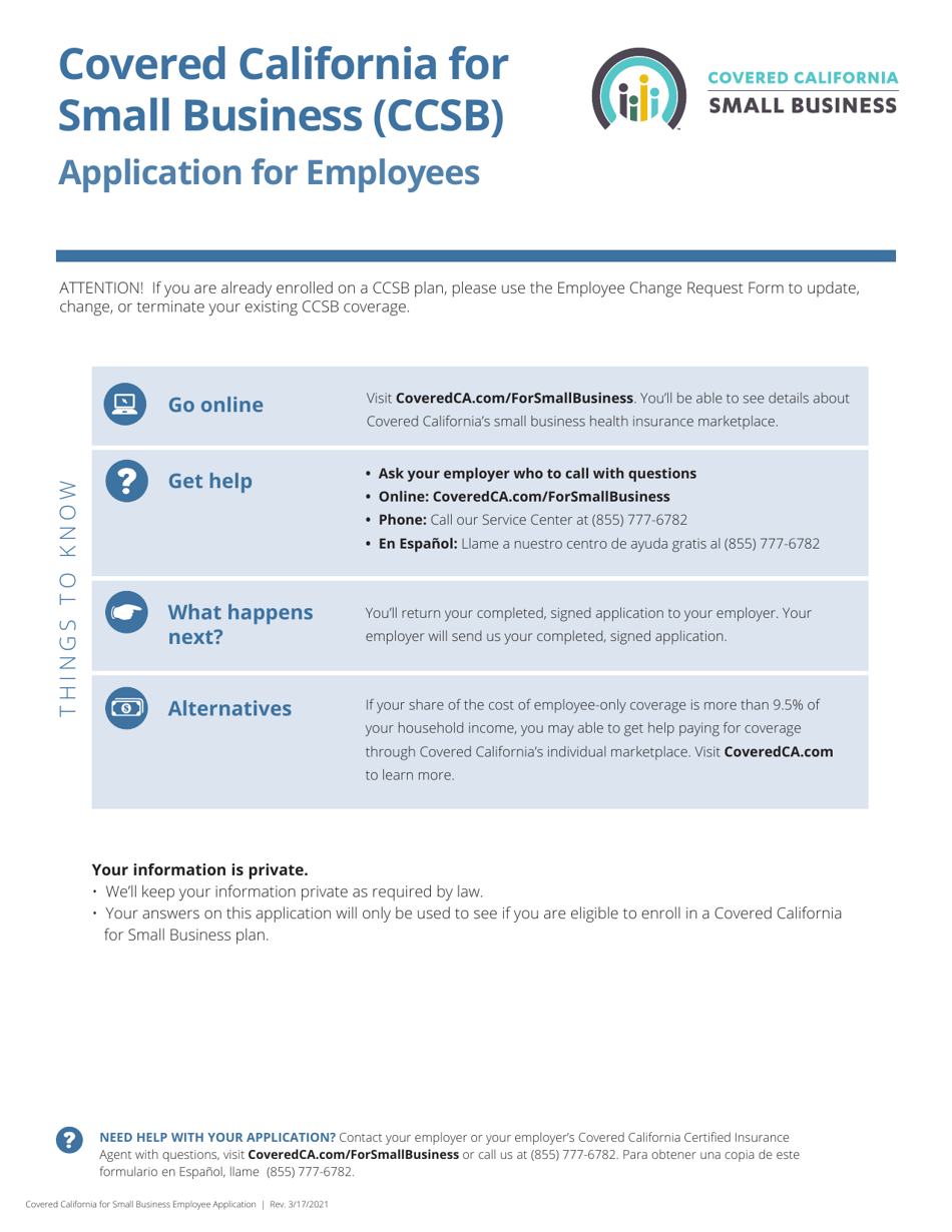 California Application for Employees - Fill Out, Sign Online and ...